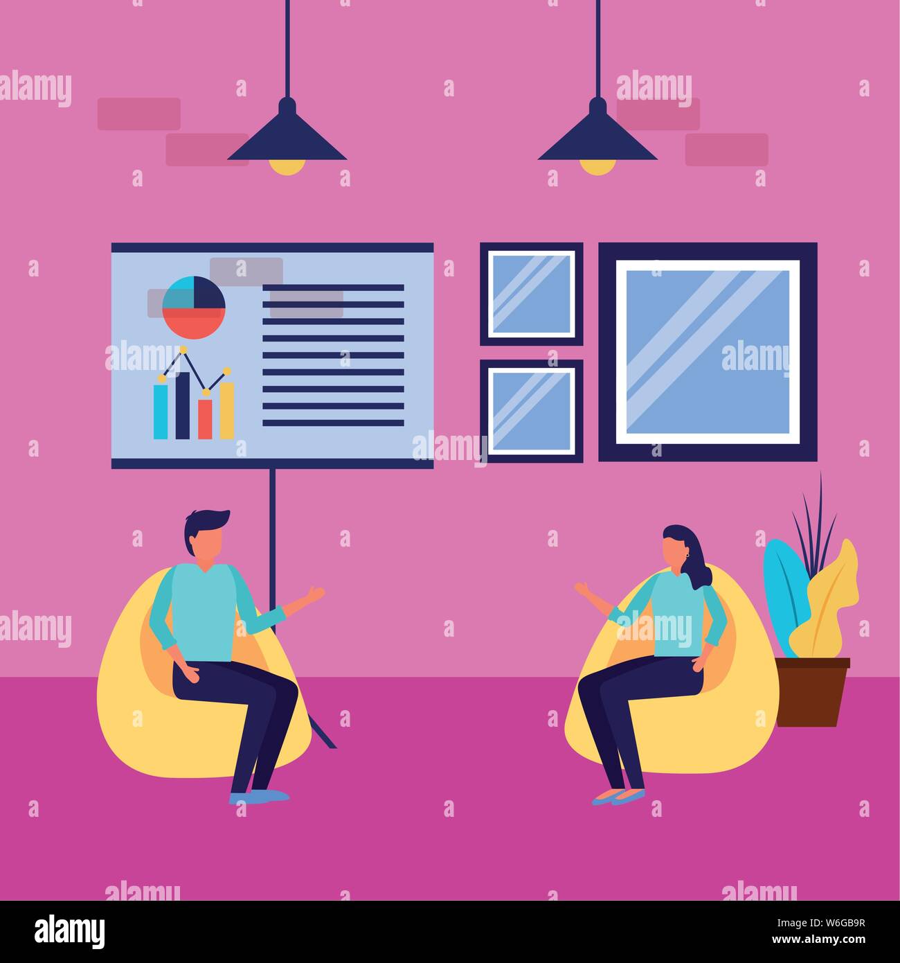 Workflow and infographic vector design Stock Vector Image & Art - Alamy