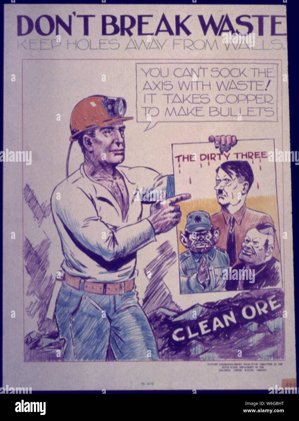 Don't Break Waste Stock Photo - Alamy