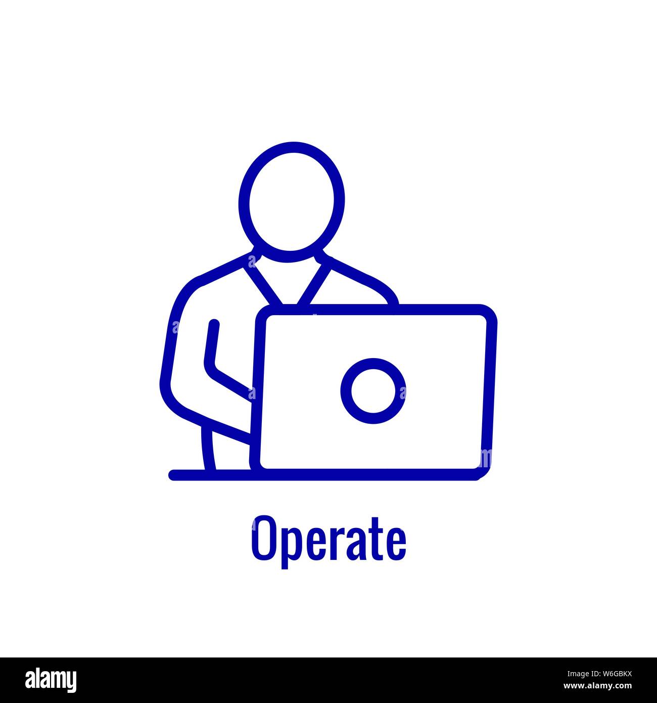 Devops Icon Dev Ops Icon Showing An Part Of The Process Stock Vector Image And Art Alamy