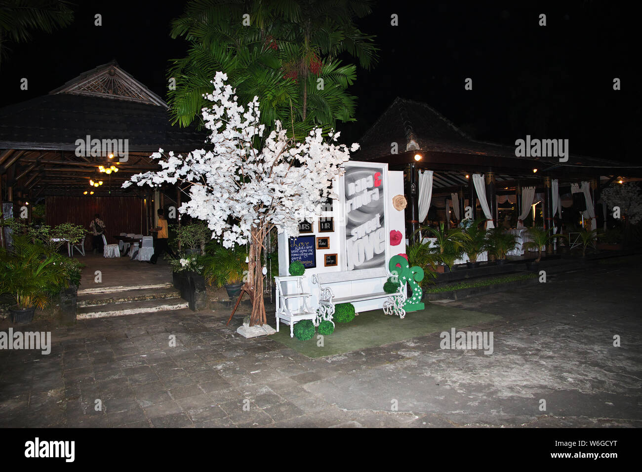 In the traditional restaurant in Yogyakarta, Indonesia Stock Photo - Alamy