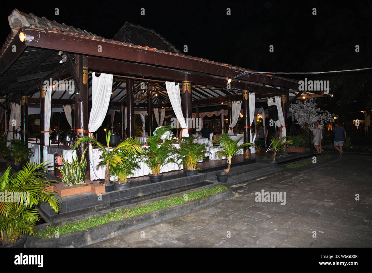 In the traditional restaurant in Yogyakarta, Indonesia Stock Photo - Alamy