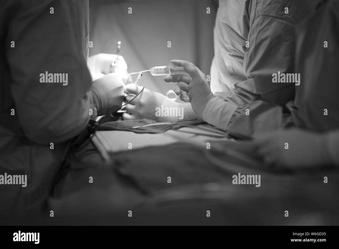 Doctors in modern medical Black and White Stock Photos & Images - Alamy