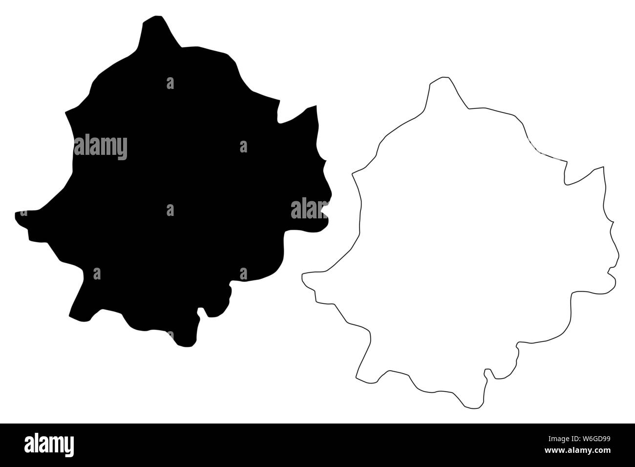 Zaghouan Governorate (Governorates of Tunisia, Republic of Tunisia) map ...