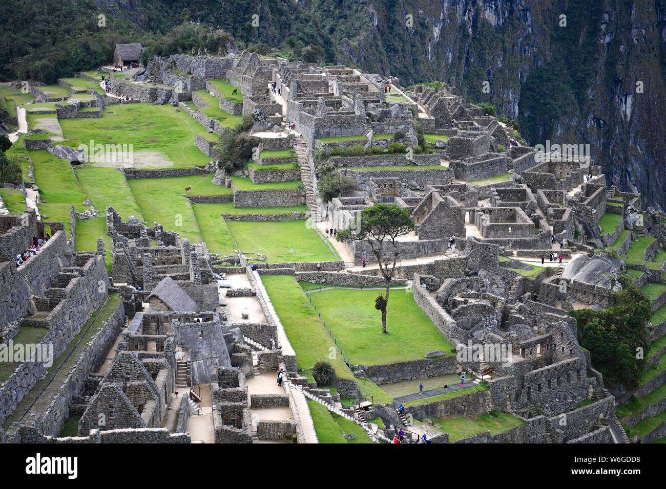 15th Century Inca Citadel, Machu Picchu Stock Photo - Alamy