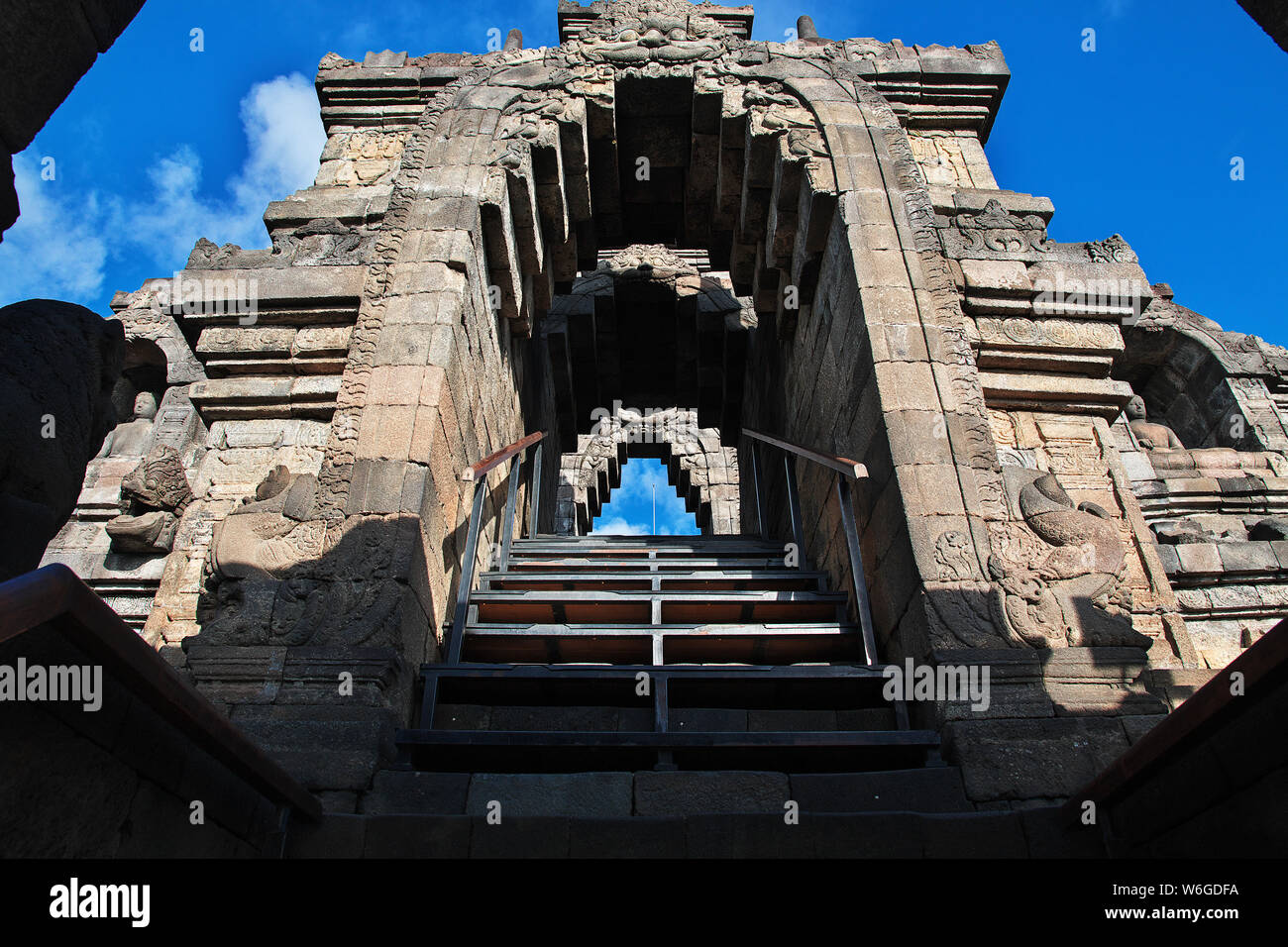 Borobudur - the great Buddhist temple in Indonesia Stock Photo - Alamy