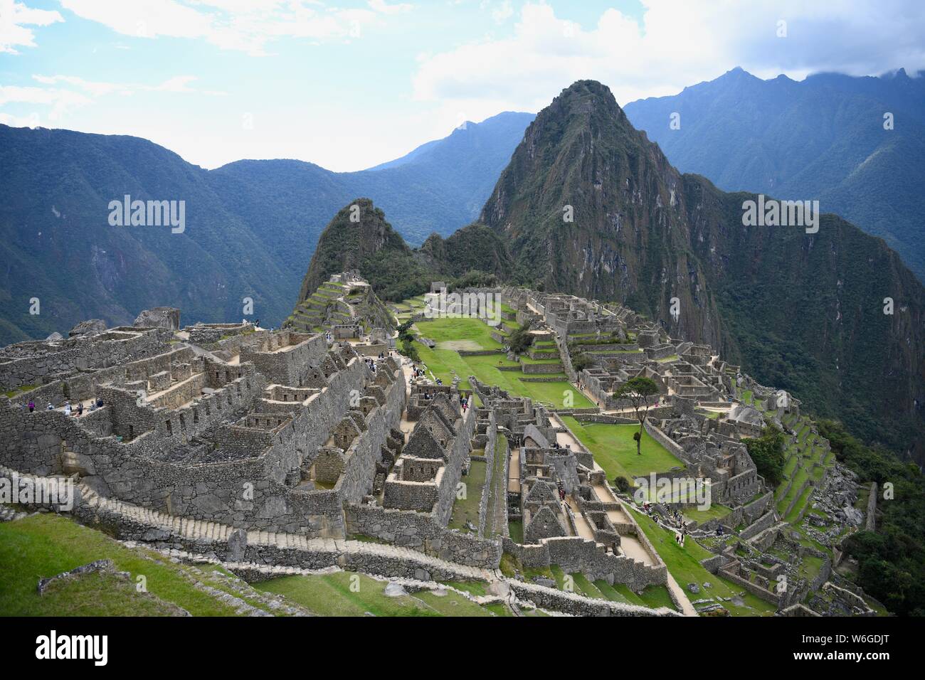 15th Century Inca Citadel, Machu Picchu Stock Photo - Alamy
