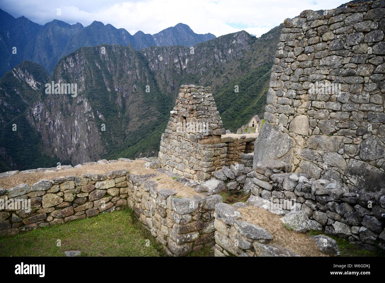 15th Century Inca Citadel, Machu Picchu Stock Photo - Alamy