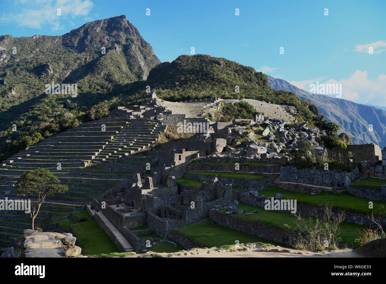 15th Century Inca Citadel, Machu Picchu Stock Photo - Alamy