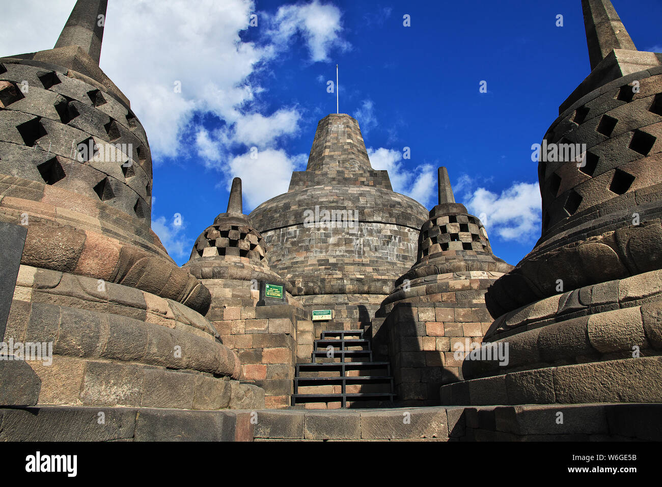 Borobudur - the great Buddhist temple in Indonesia Stock Photo - Alamy