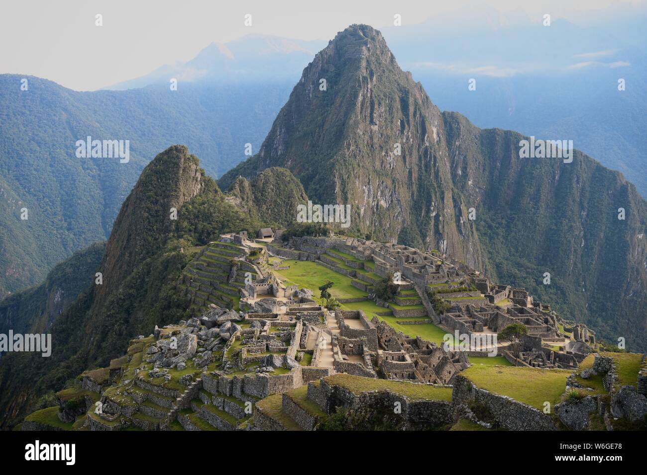15th Century Inca Citadel, Machu Picchu Stock Photo - Alamy