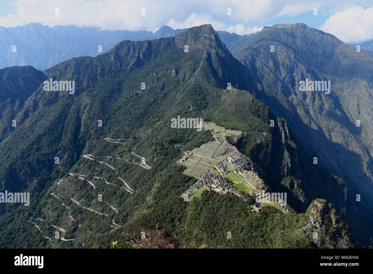 15th Century Inca Citadel, Machu Picchu Stock Photo - Alamy