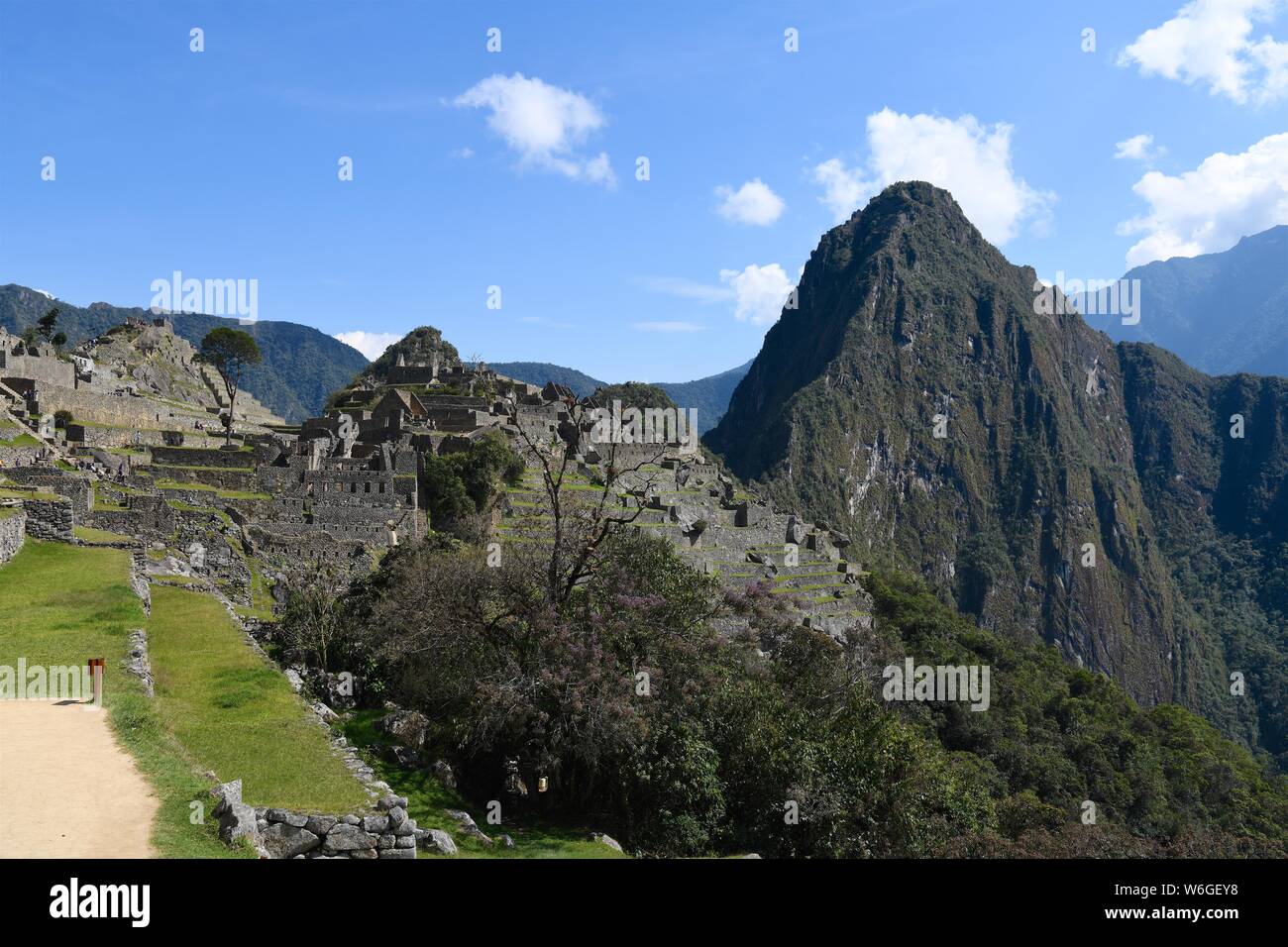 15th Century Inca Citadel, Machu Picchu Stock Photo - Alamy