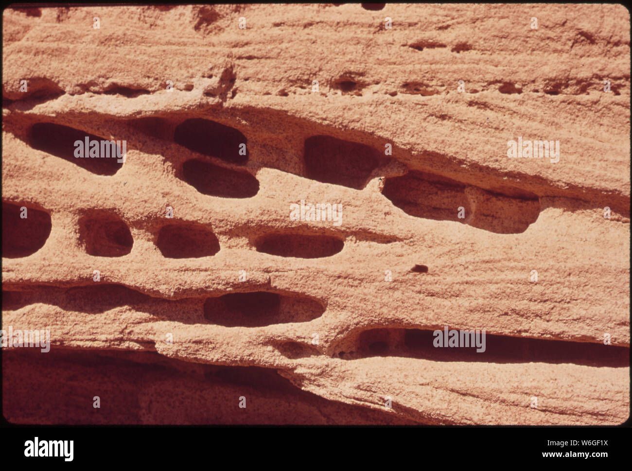 ERODED SANDSTONE, PART OF INDIAN RUINS DATING FROM 1100 TO 1300 A.D ...