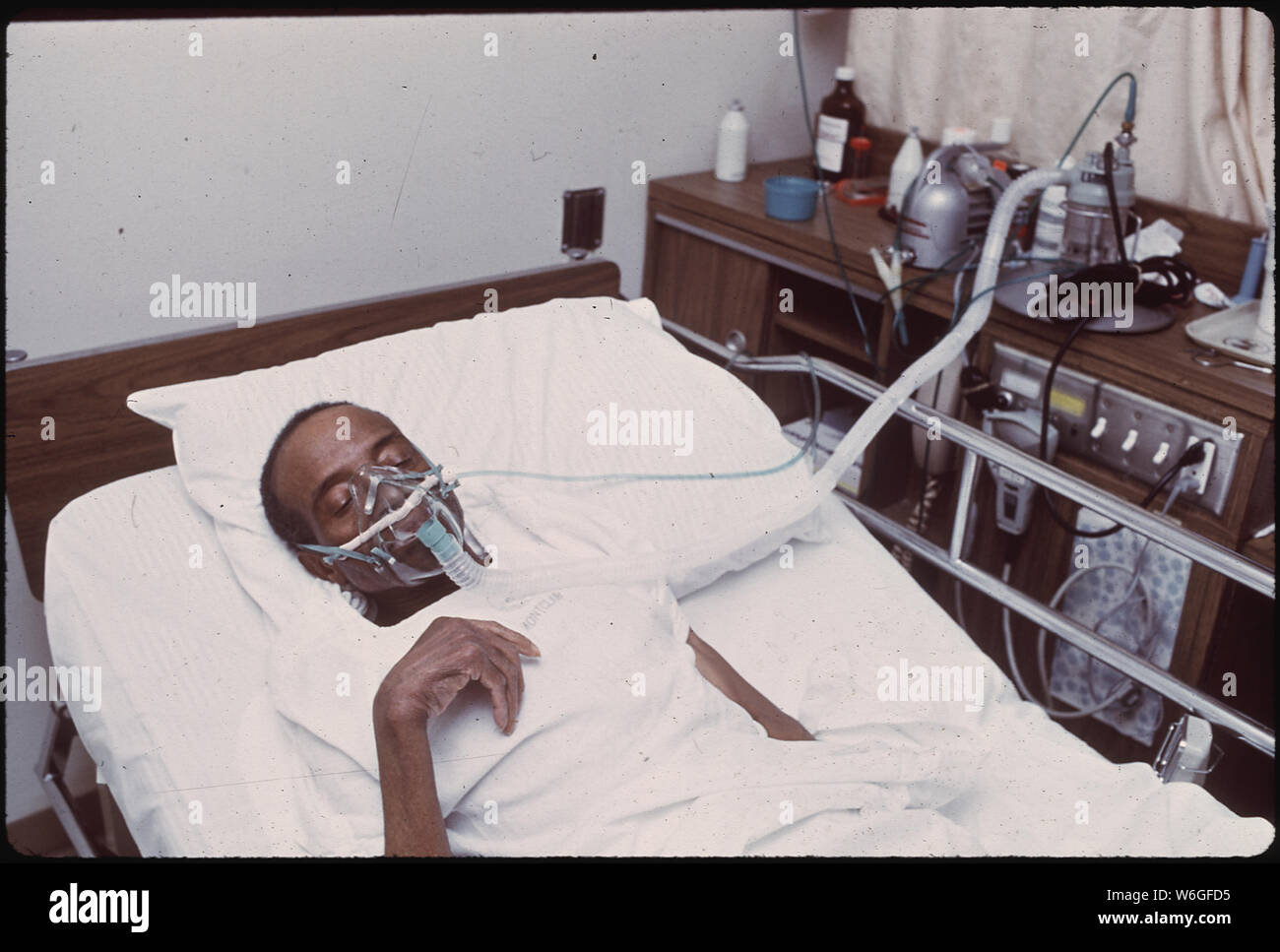 EX-COAL MINER IS NOW A BLACK LUNG VICTIM Stock Photo - Alamy