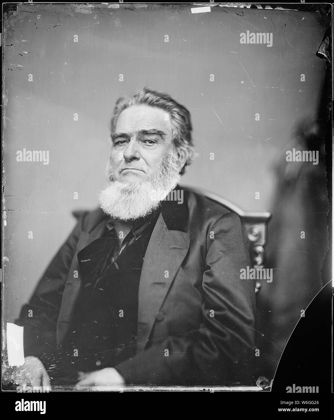 Edward Bates, Attorney General, U.S. Lincoln's Cabinet Stock Photo - Alamy