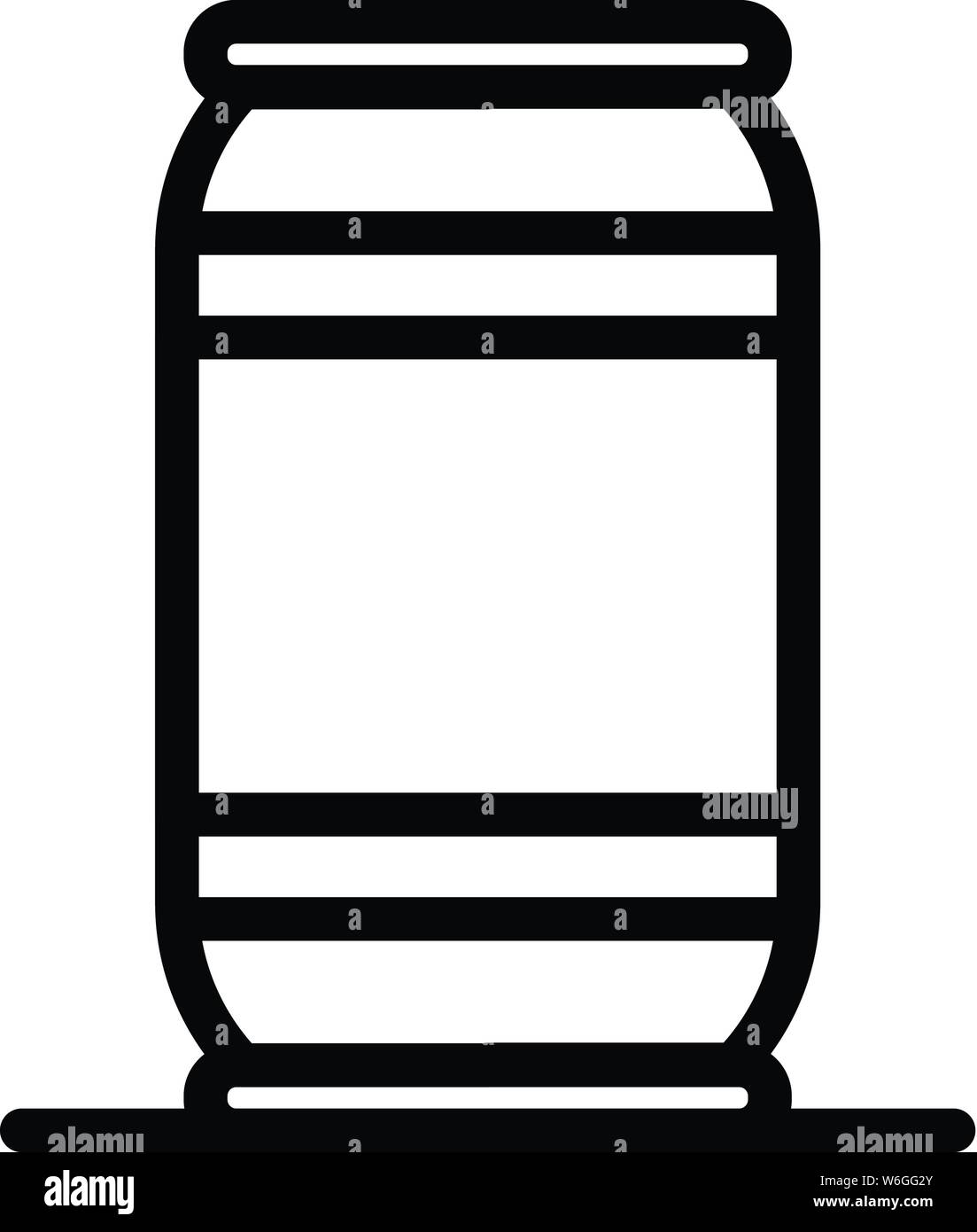 Aluminum can of beer icon, outline style Stock Vector Image & Art - Alamy