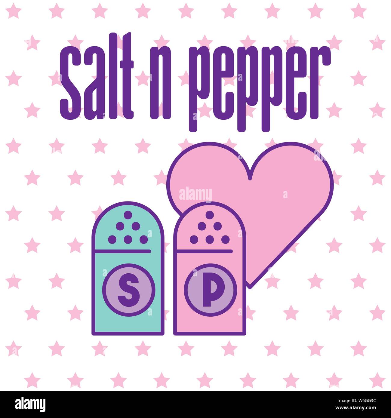 Salt and pepper vector design Stock Vector Image & Art - Alamy