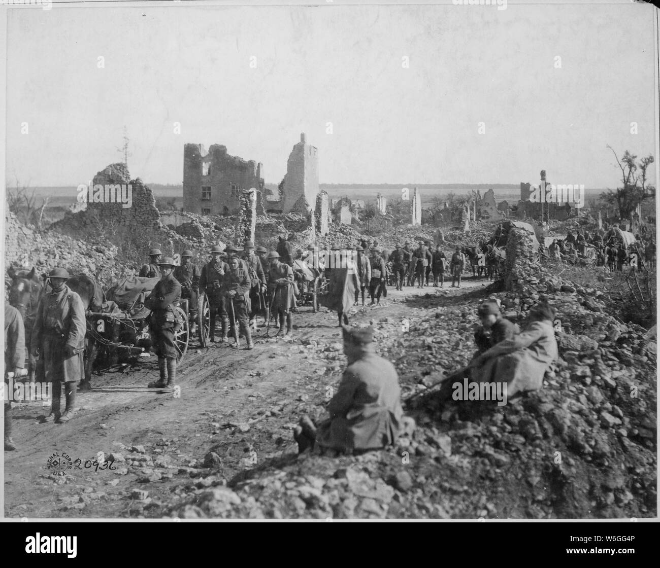 Eighteenth infantry machine gun battalion hi-res stock photography and ...