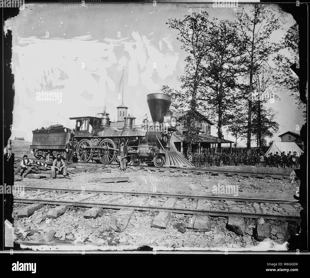 Engine No. 137, U.S. Military R.R Stock Photo - Alamy