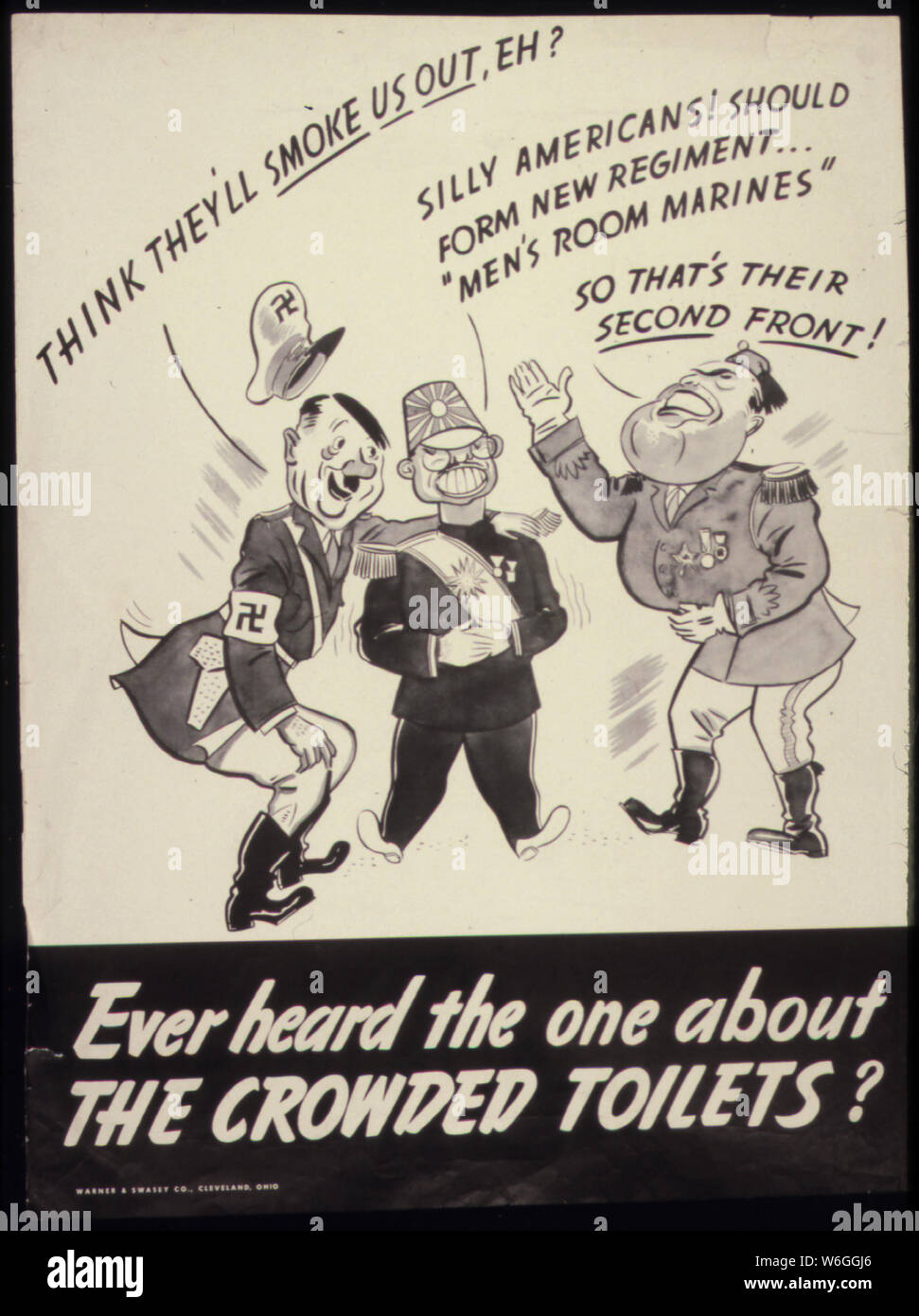 Ever heard the one about the crowded toilets Stock Photo - Alamy