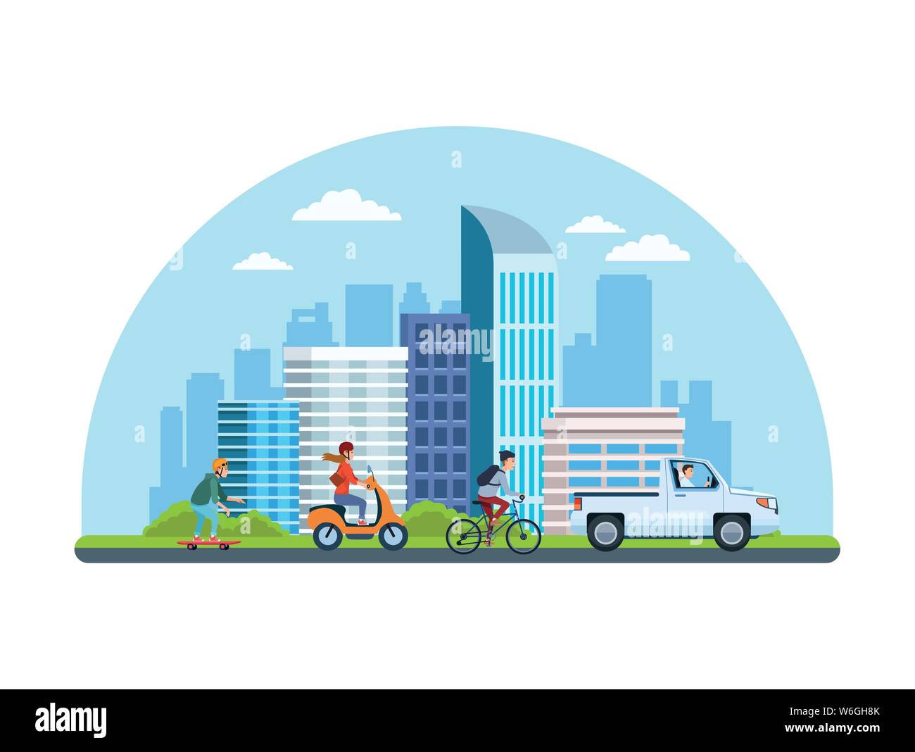 Mobility vehicles Stock Vector Images - Alamy