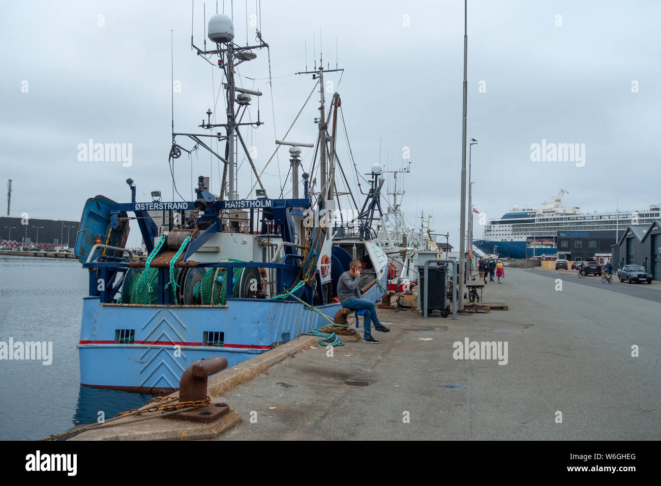 The boat harbour at Skagen Denmark Stock Photo - Alamy