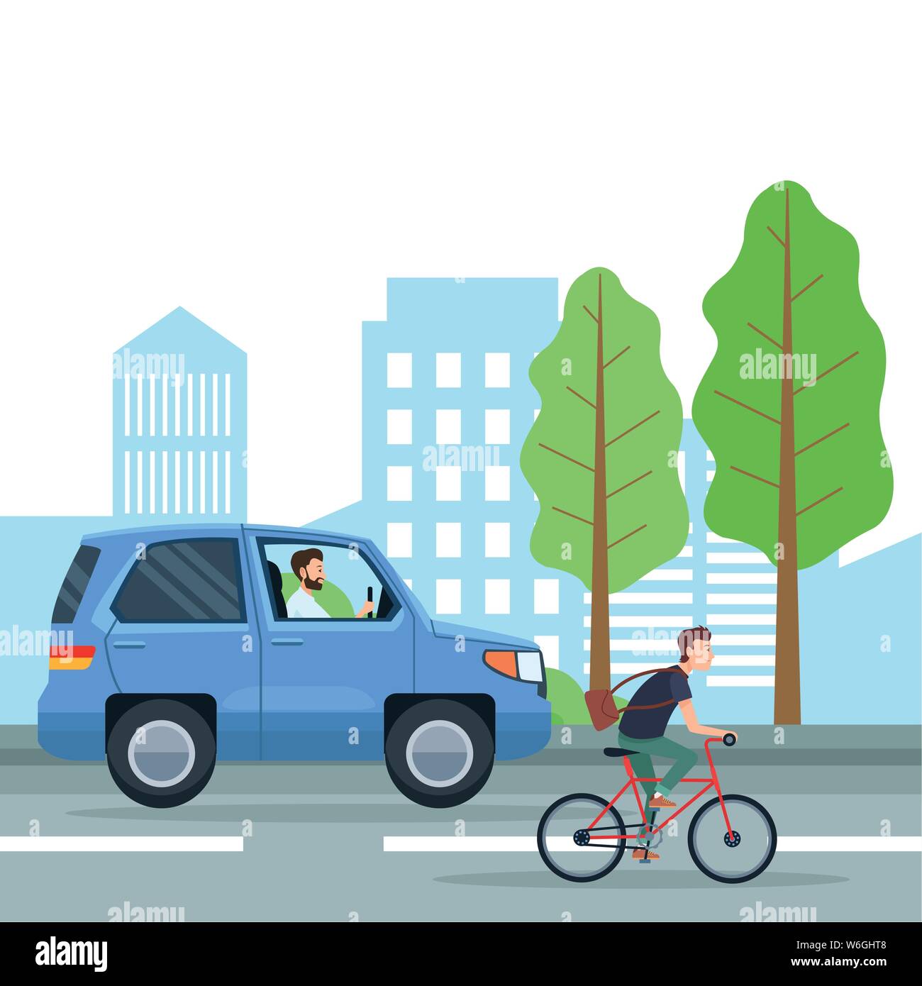 City transportation and mobility cartoons Stock Vector Image & Art - Alamy