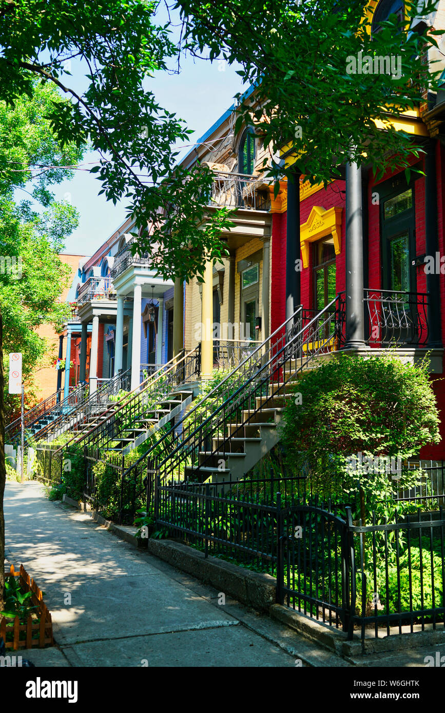 Montreal plateau hi-res stock photography and images - Alamy