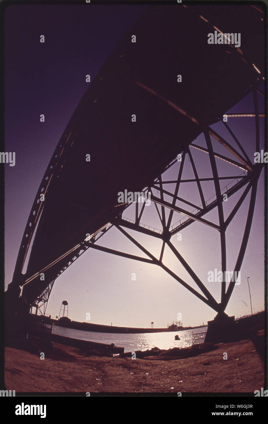 FISH-EYE VIEW OF BRIDGE Stock Photo - Alamy