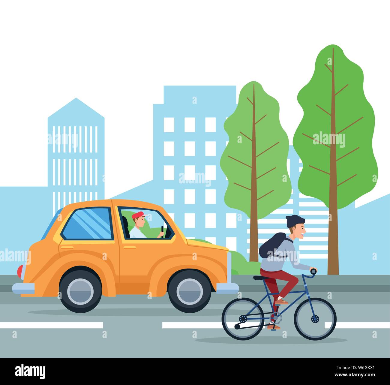 City transportation and mobility cartoons Stock Vector Image & Art - Alamy