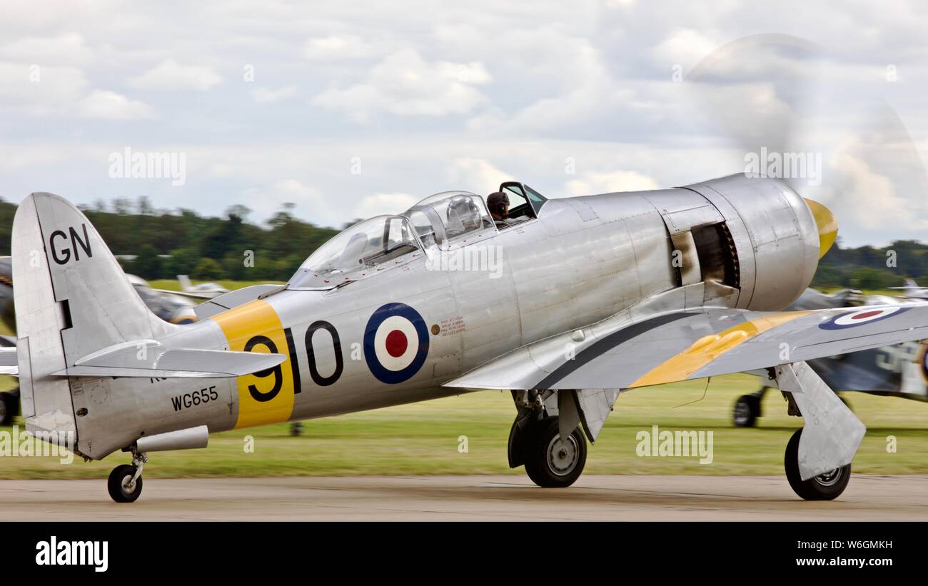 Hawker Sea Fury T.20 WG655 (G-INVN Stock Photo - Alamy