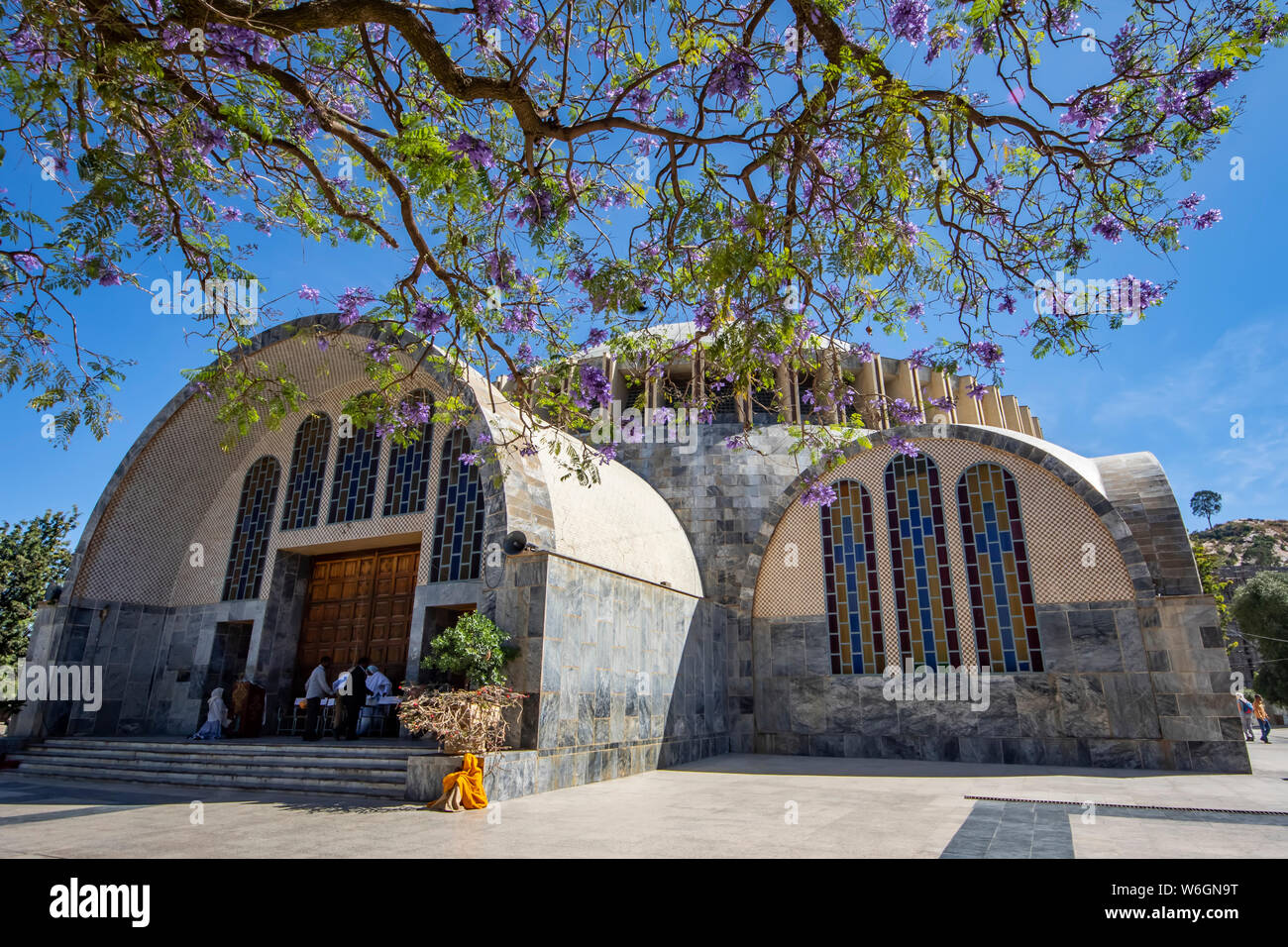 New cathedral of tsion maryam hi-res stock photography and images - Alamy