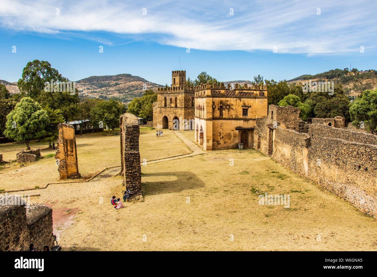 Fasilides's Archive and Library of Yohannes I, as seen from Fasilides ...