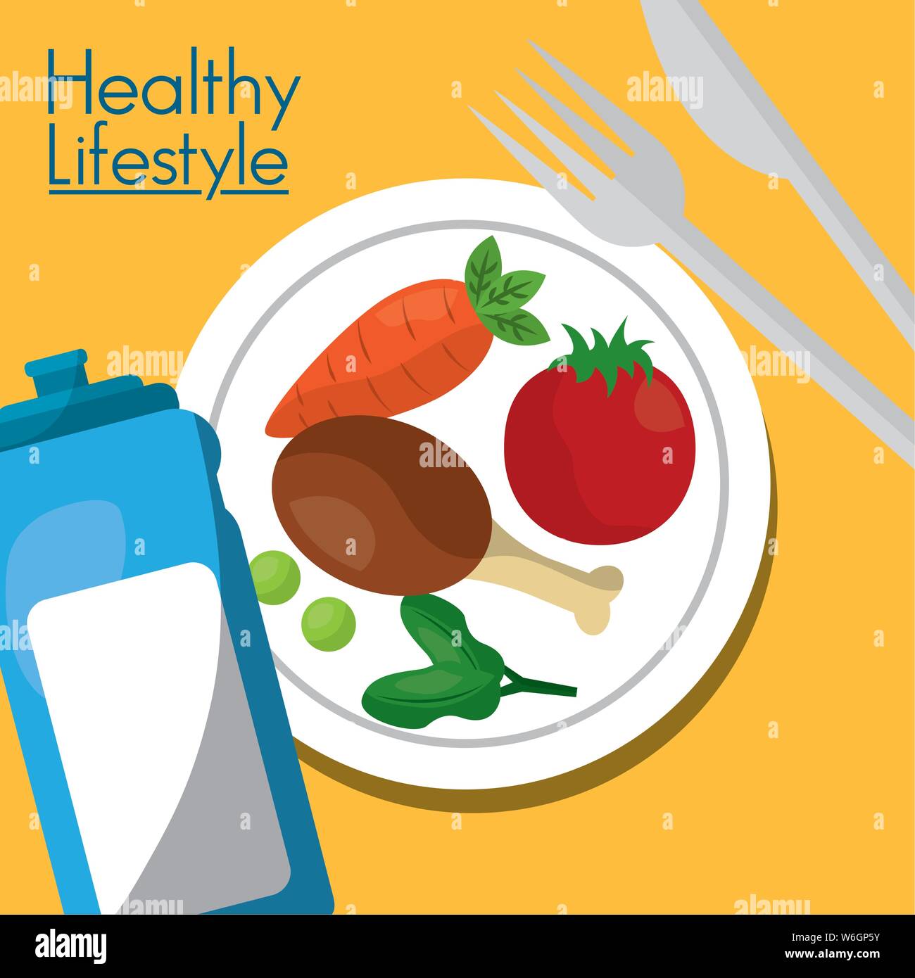 Healthy lifestyle vector design Stock Vector Image & Art - Alamy