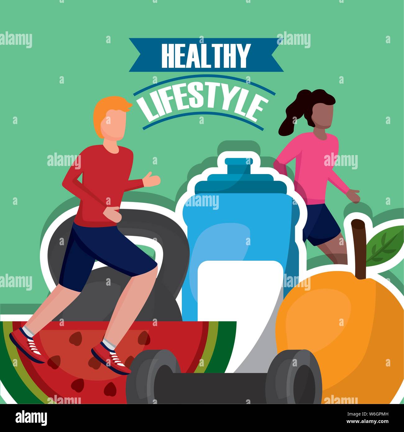 People healthy lifestyle vector design Stock Vector Image & Art - Alamy