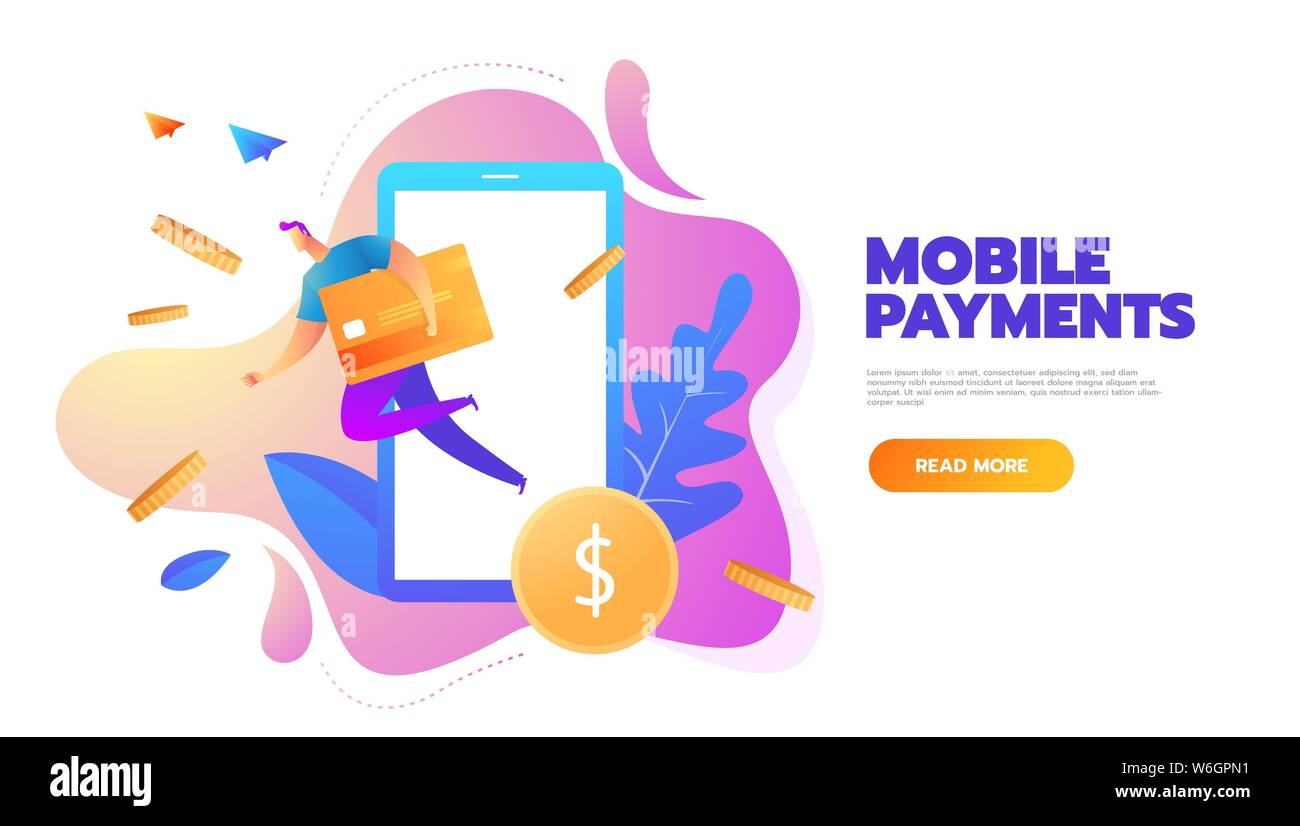 Processing payments Stock Vector Images - Alamy