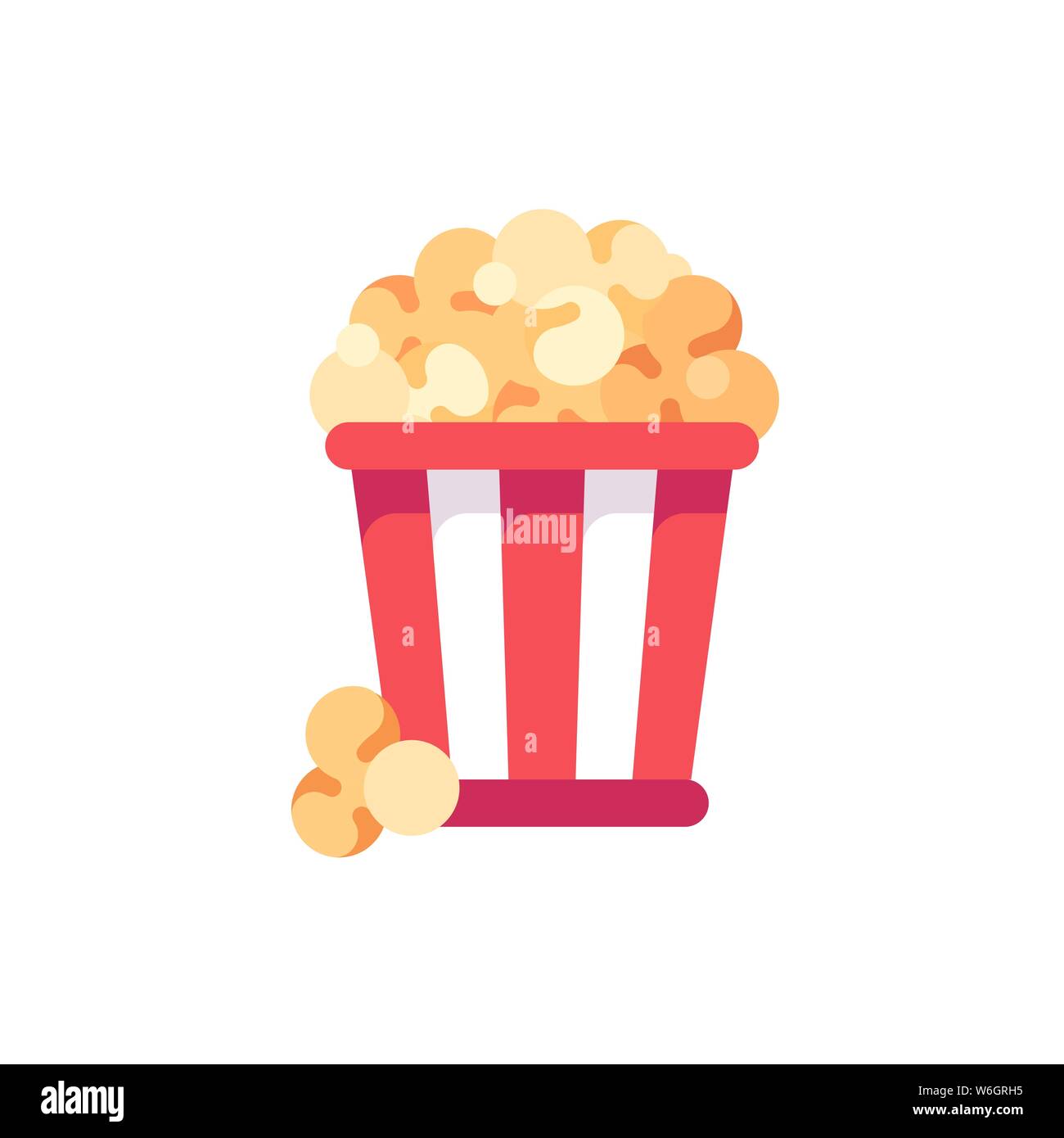 Popcorn holiday movie snack Stock Vector Images - Alamy