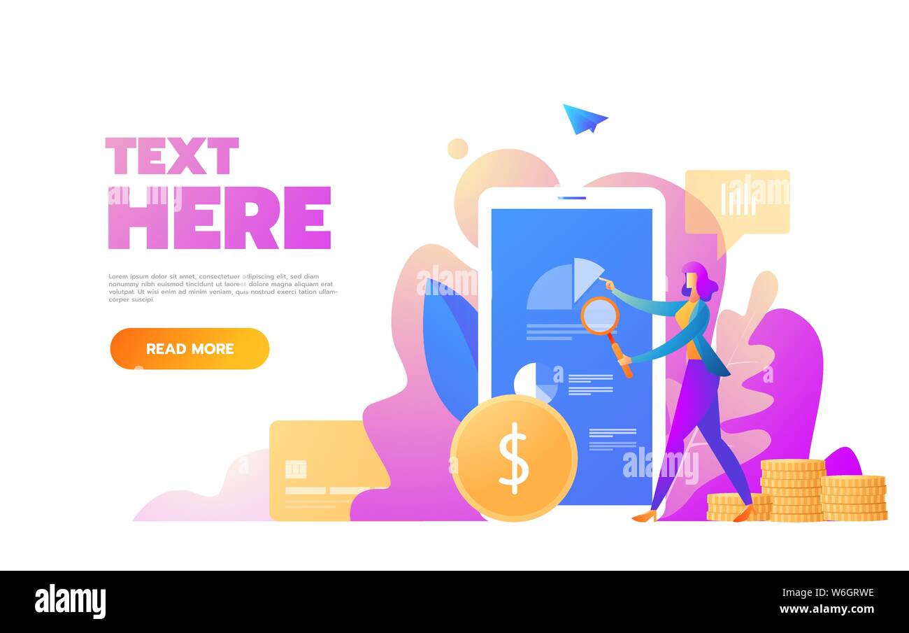 Data analysis and analytics concept. Digital report. Analytic ...