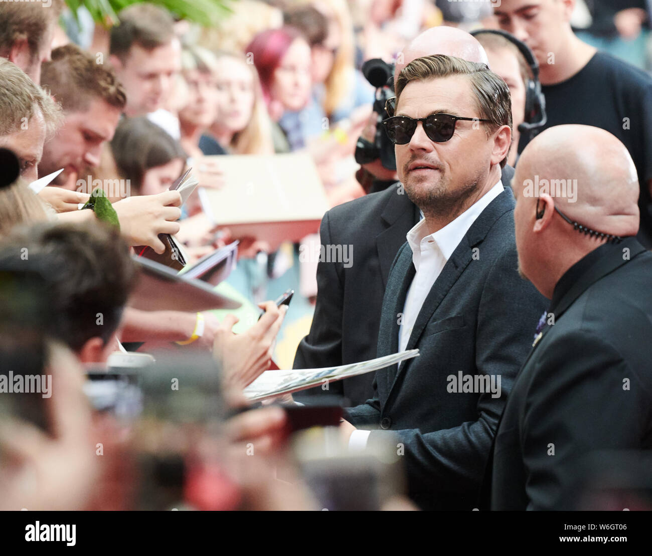 Berlin, Germany. 01st Aug, 2019. US actor Leonardo DiCaprio comes to ...