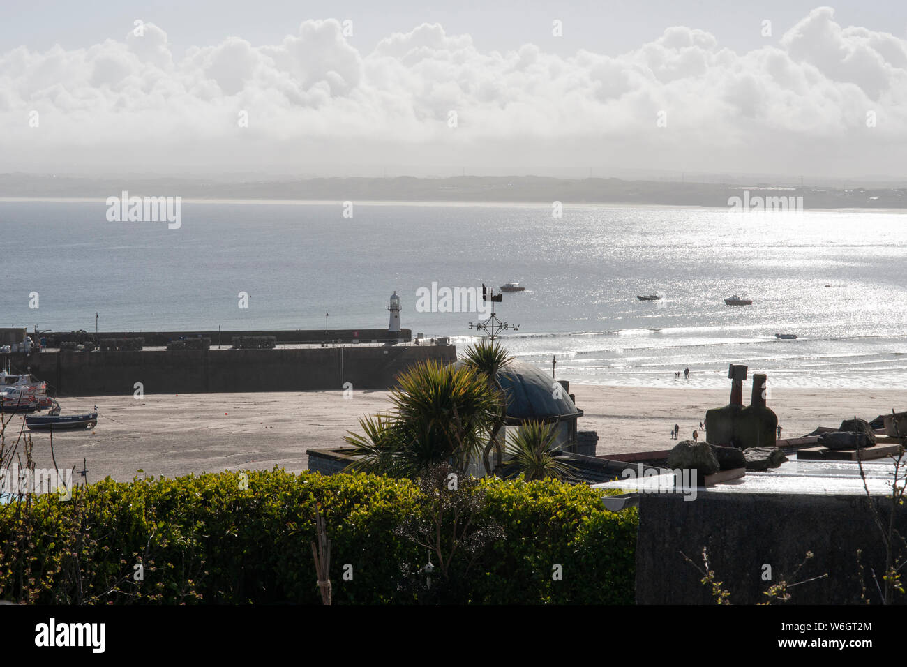 View of st ives from barnoon terrace hi-res stock photography and ...