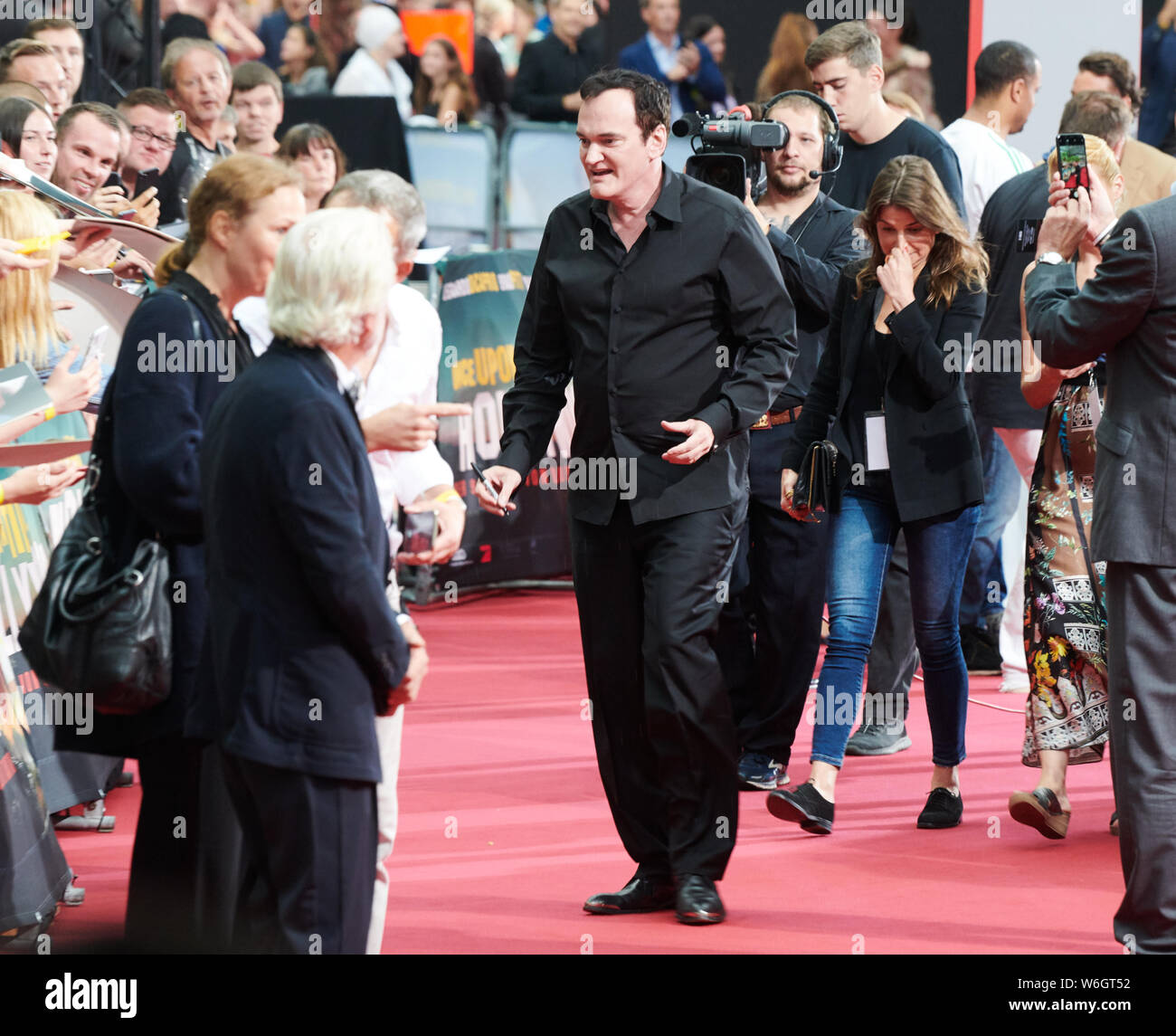 Berlin, Germany. 01st Aug, 2019. US director Quentin Tarantino comes to ...