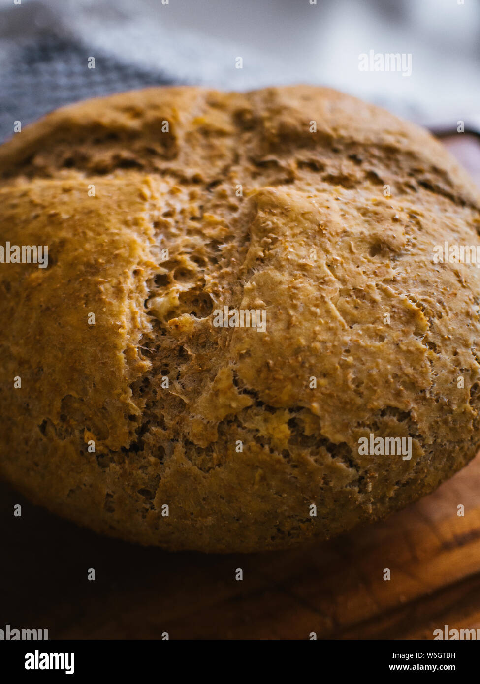 Homemade bread getting ready to bake Stock Photo - Alamy