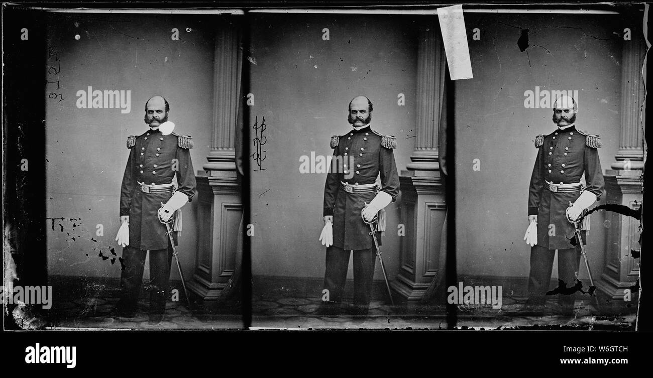 Gen. Ambrose E. Burnside Stock Photo - Alamy