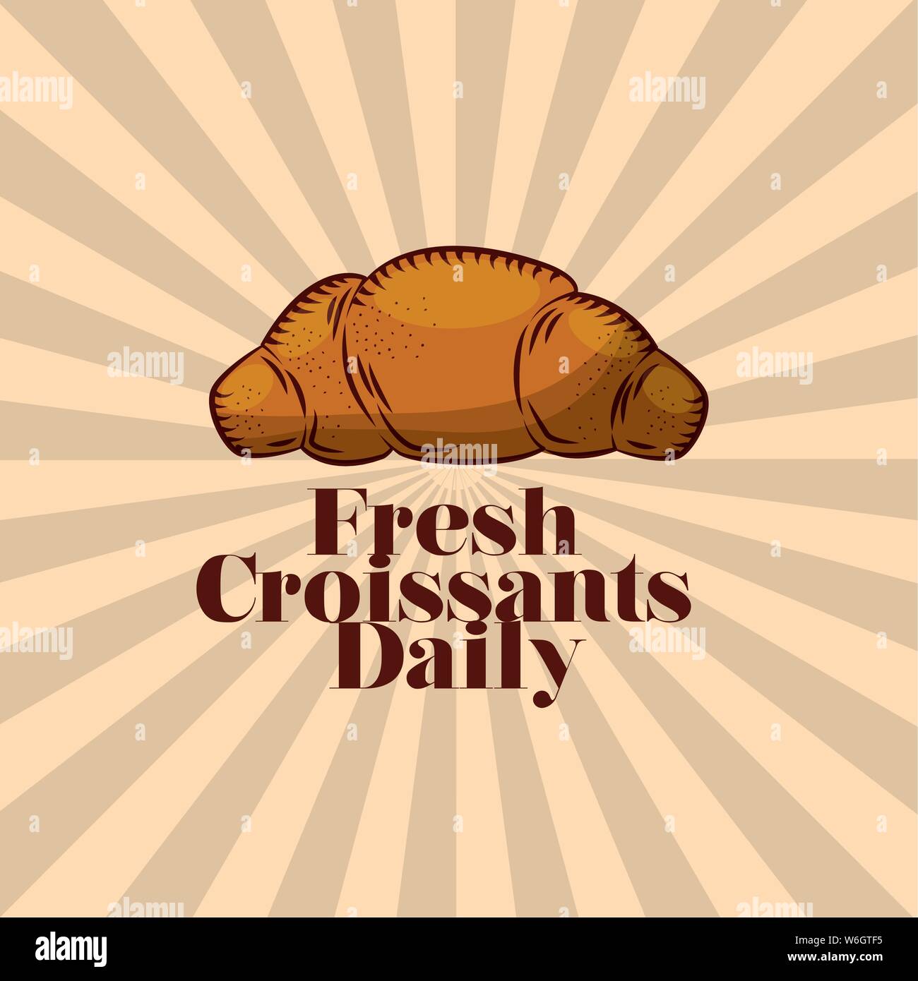 Croissant bread of bakery vector design Stock Vector Image & Art - Alamy