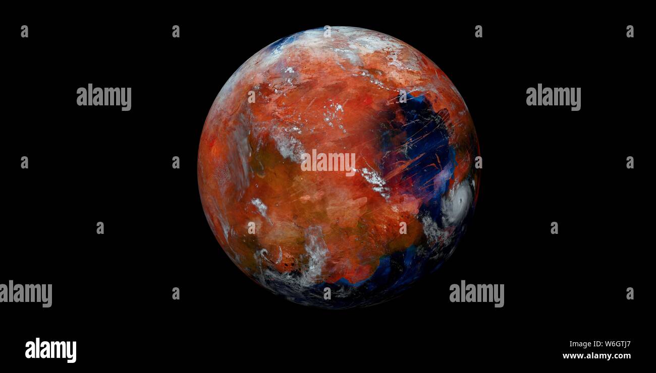 Terraforming Mars Extremely detailed and realistic high resolution 3d ...