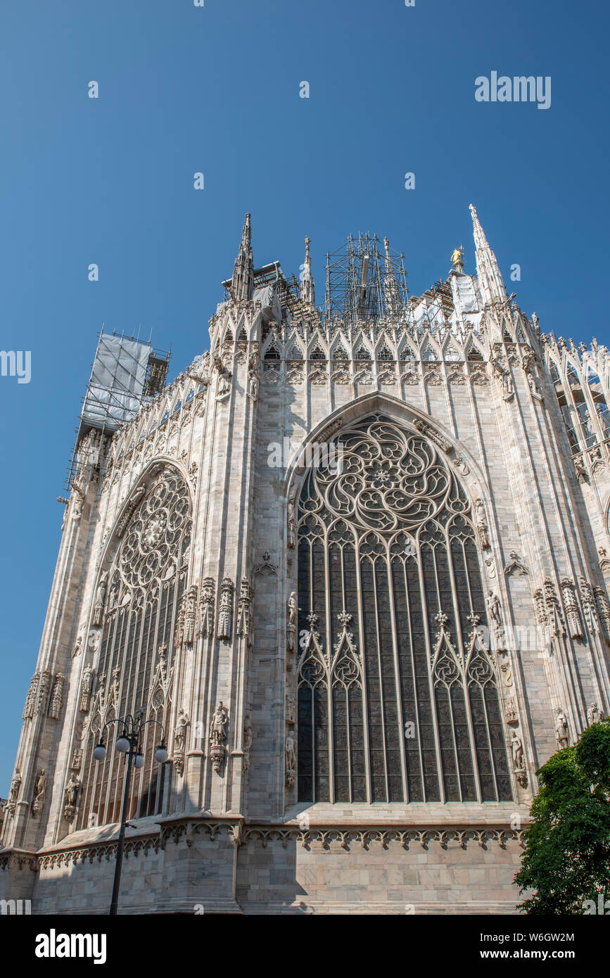 Milan Cathedral Exterior Windows High Resolution Stock Photography and ...
