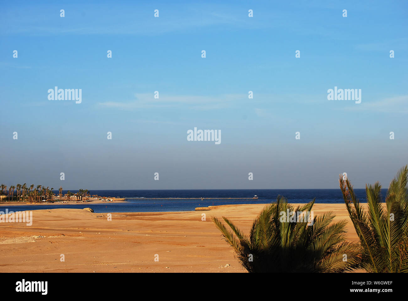 The Red Sea holiday resort of Port Ghalib in Egypt Stock Photo - Alamy