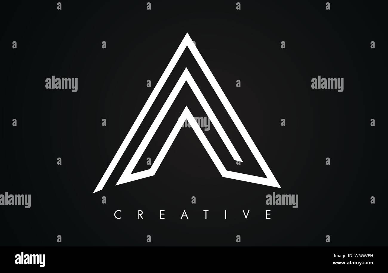 A Letter Modern Trendy Design Logo. Letter A Icon Logo with Monogram ...