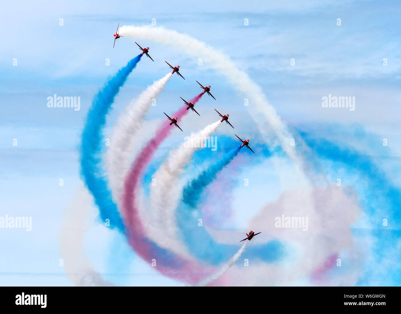The Royal Air Force Red Arrows Stock Photo - Alamy