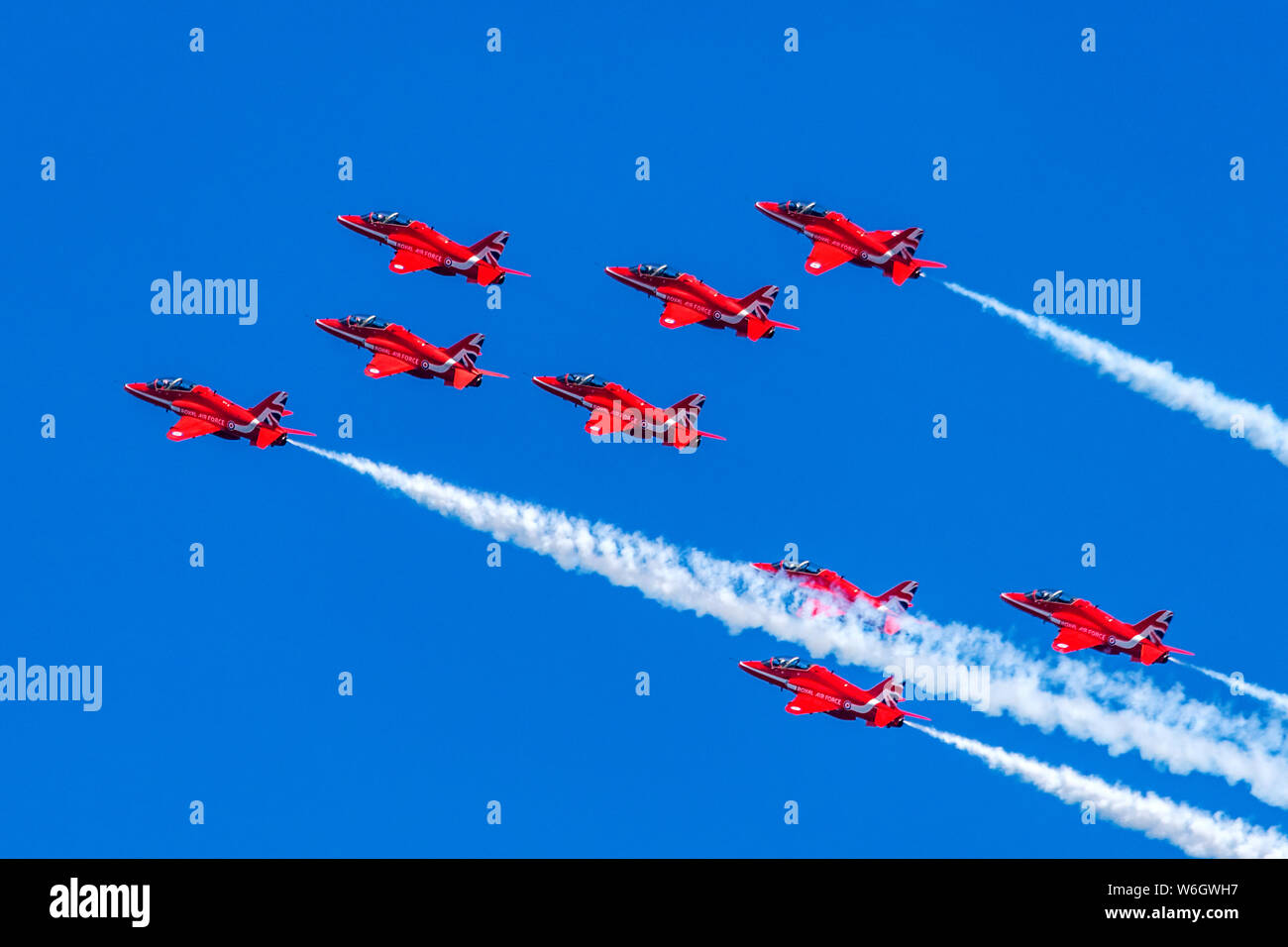 The Royal Air Force Red Arrows Stock Photo - Alamy